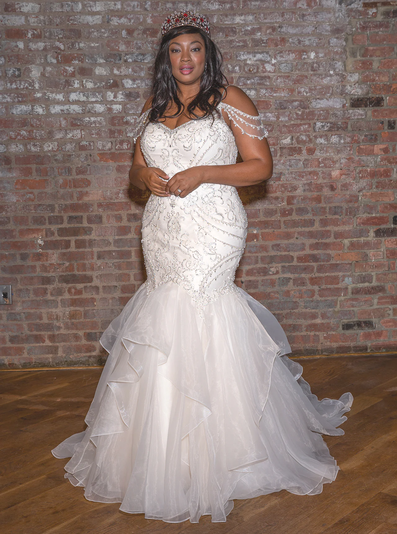 Plus size trouwjurken van Maggie Sottero | Trouwen.nl